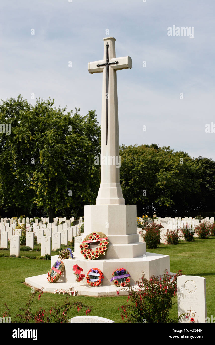 Bény-sur-Mer Canadian War Cemetery Normandy France Stock Photo - Alamy