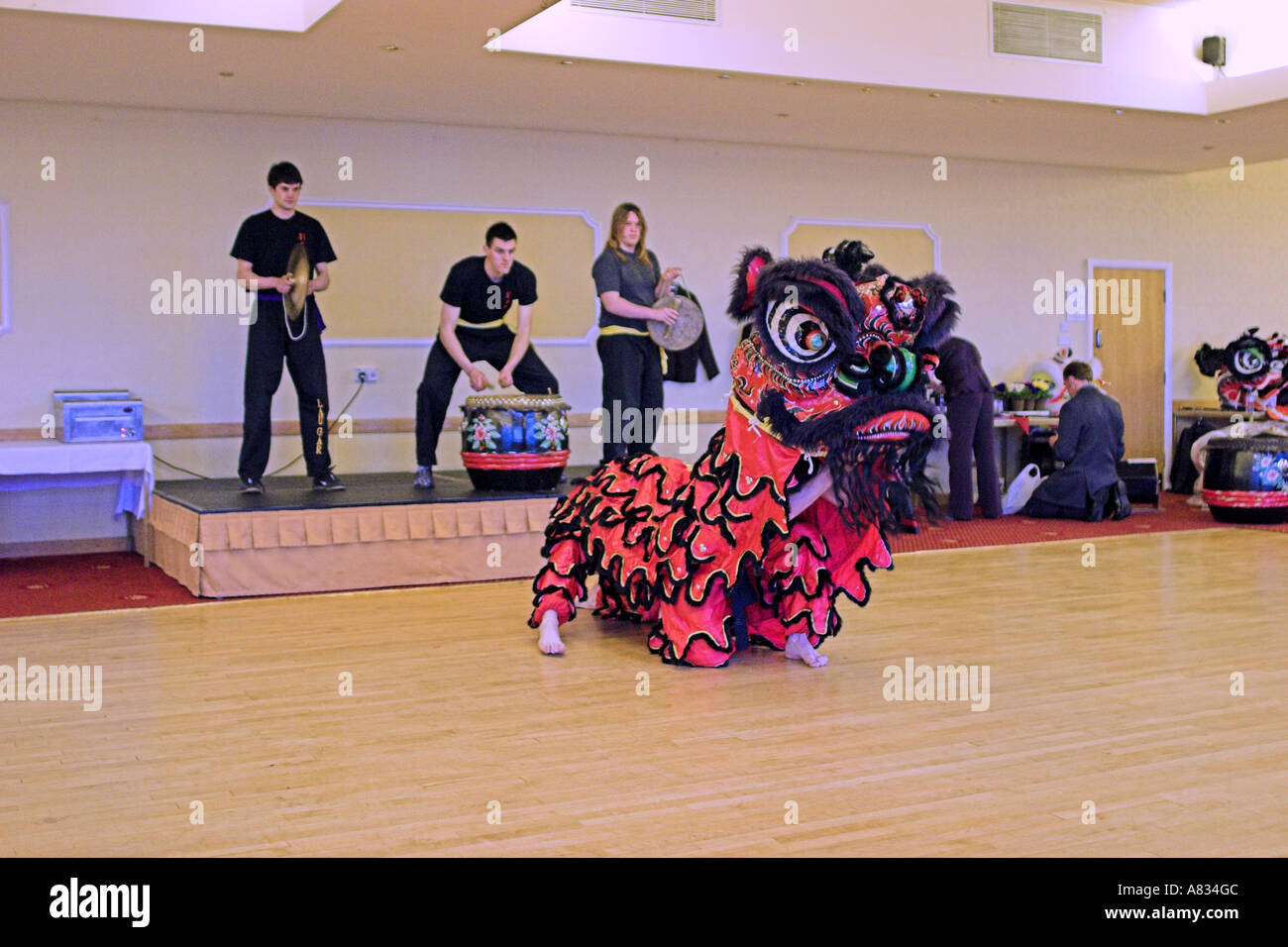 Chinese Lion Dance Stock Photo - Alamy