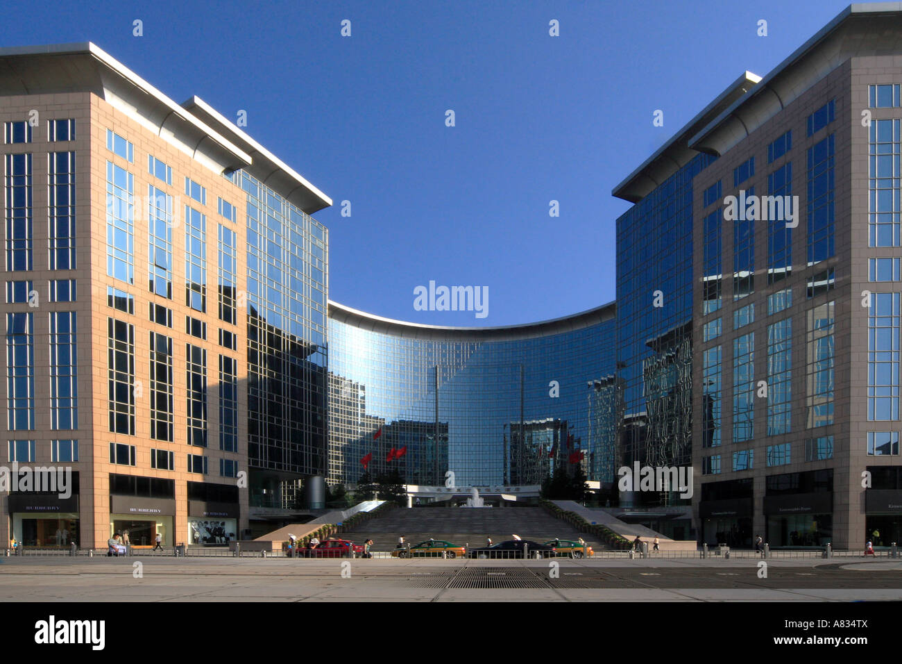 A shopping mall in Beijing - Exterior Stock Photo - Alamy