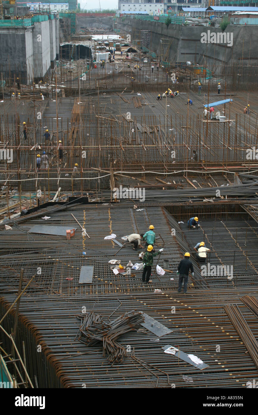 Subway Construction in Beijing Stock Photo - Alamy