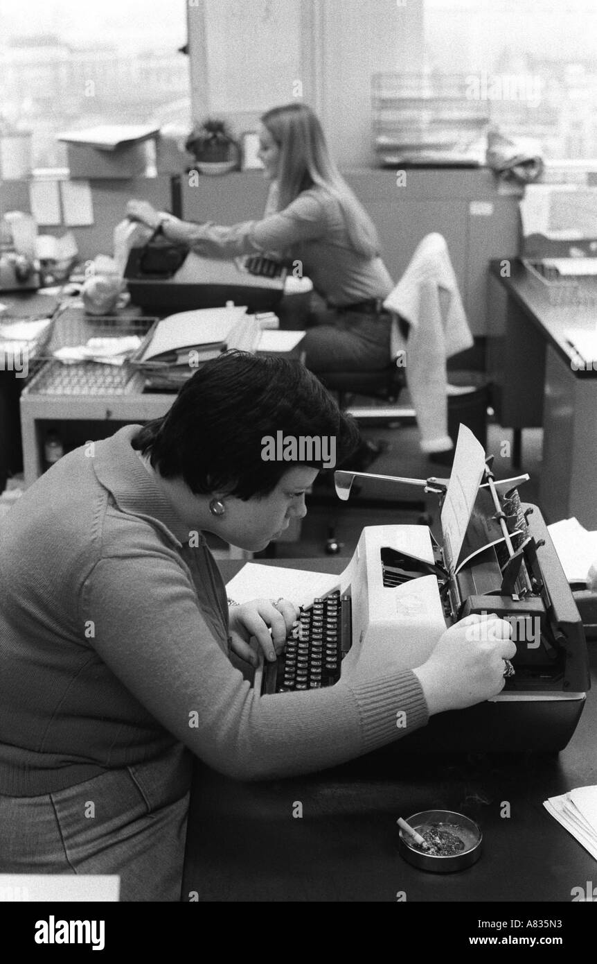 Typist 1970s Stock Photos & Typist 1970s Stock Images - Alamy