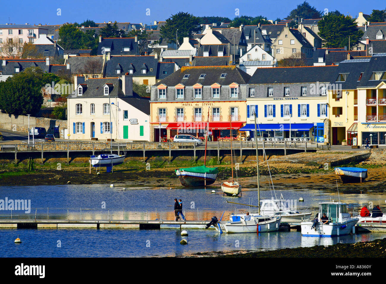 Camaret in Brittany France Stock Photo - Alamy