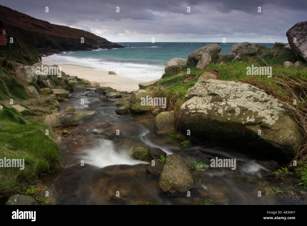 Pendeen cove beach hi-res stock photography and images - Alamy