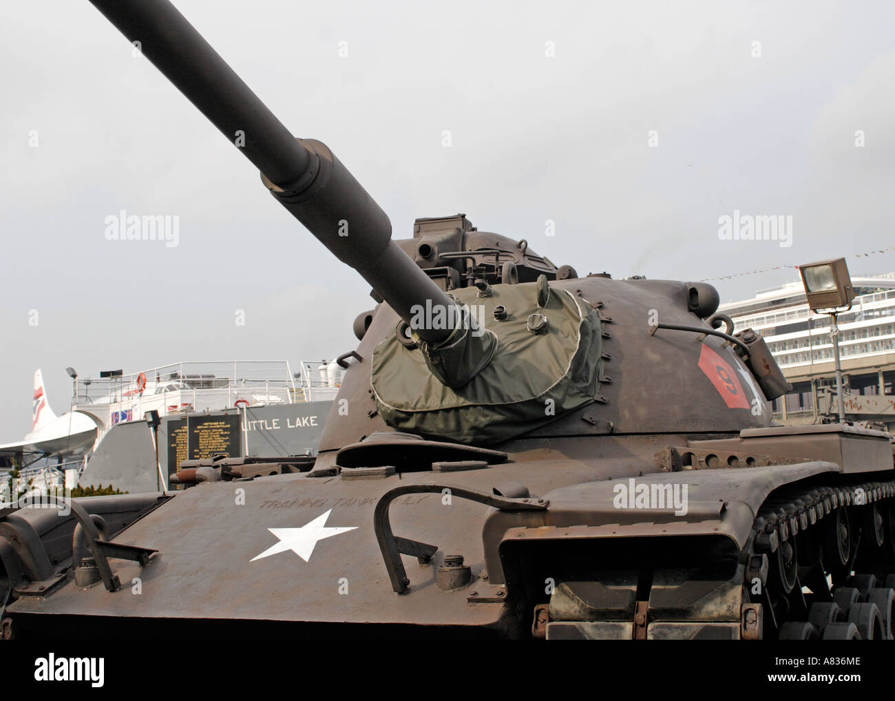 Sherman Tank at Intrepid Museum, NYC Stock Photo - Alamy