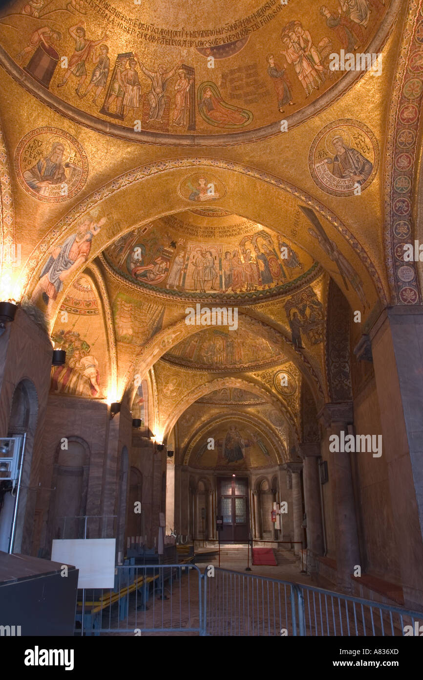 Interior of St Marks Venice Italy Stock Photo - Alamy