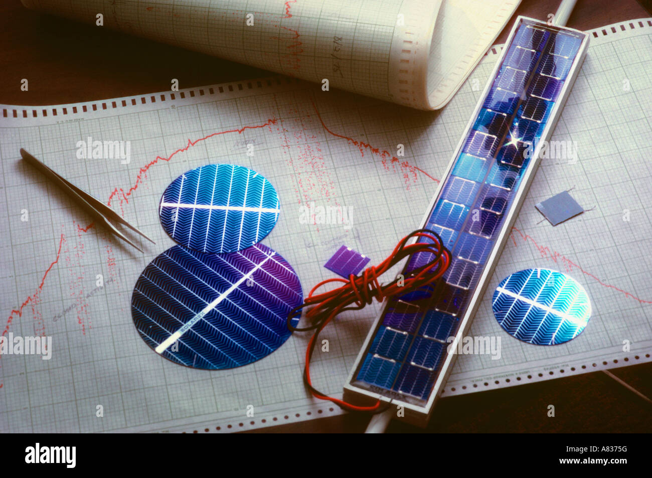 Research and development on solar cell technology in Maryland Stock ...