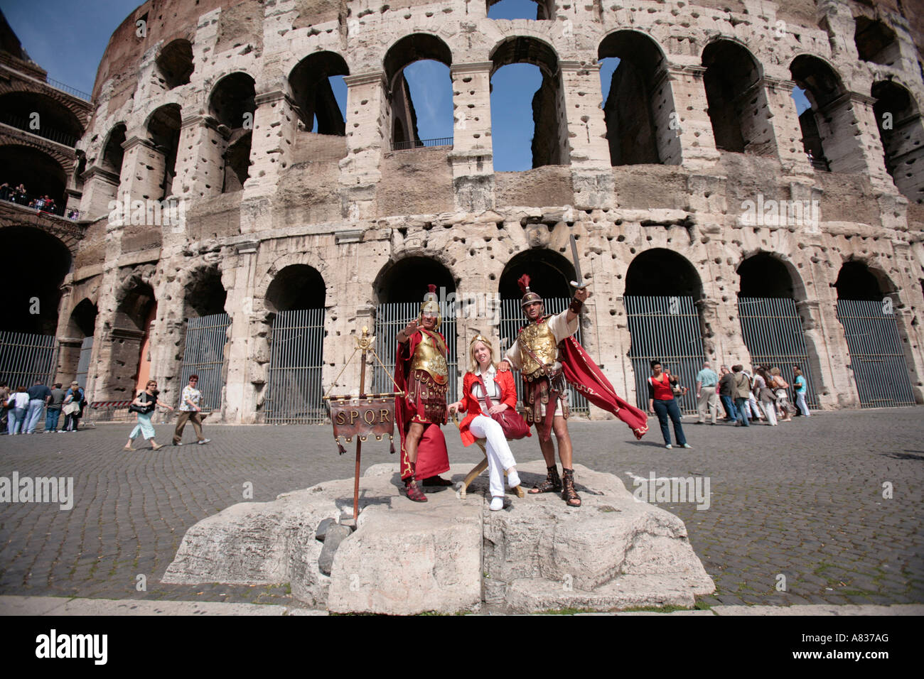 Outside The Roman Colosseum