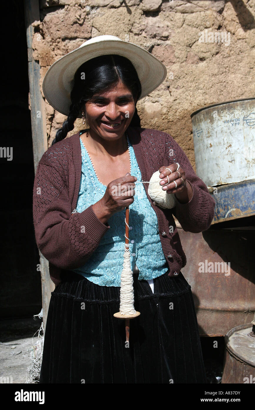 A Traditional spinner Stock Photo - Alamy