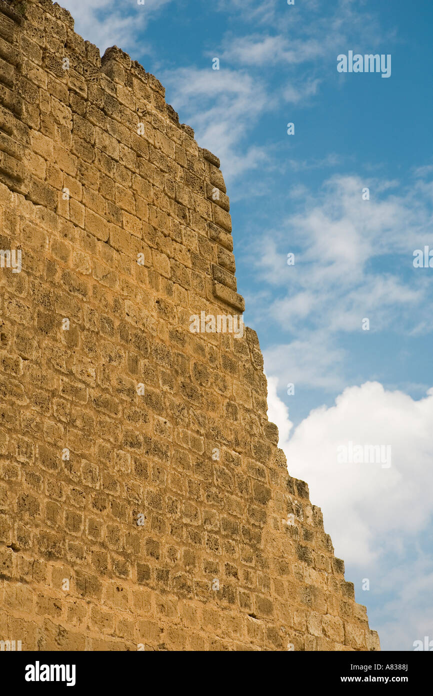 Stone Wall, Famagusta Stock Photo - Alamy