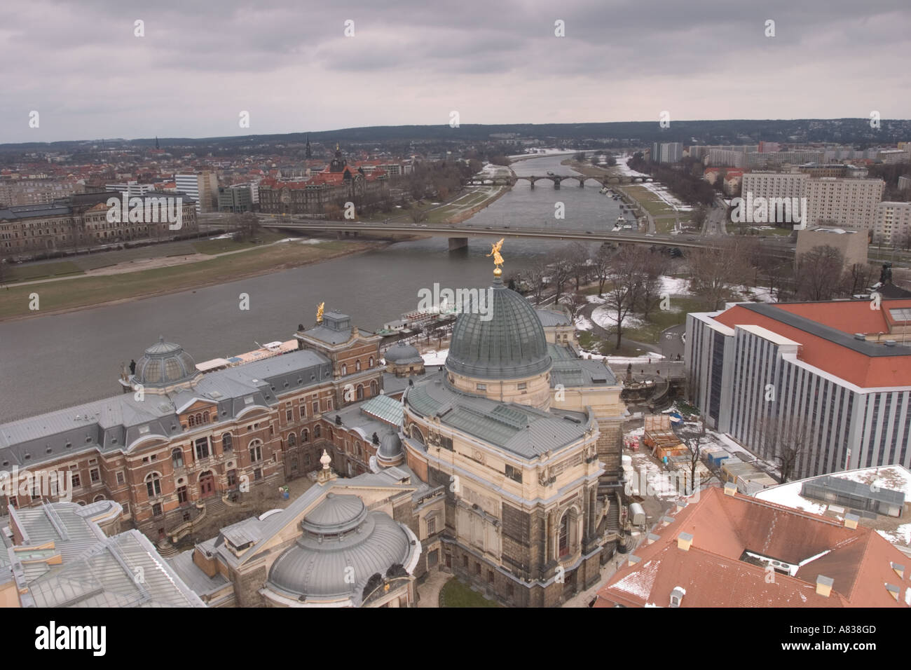 The view over Dresden from the newly restored cathedral Stock Photo - Alamy