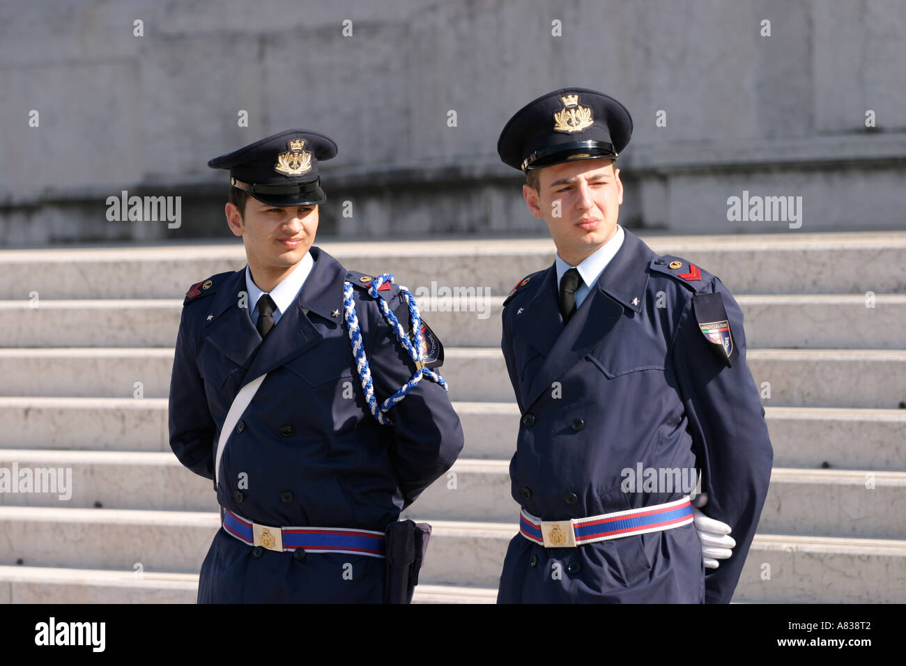 Italian Police or Carabiniere in Rome, Italy Stock Photo - Alamy