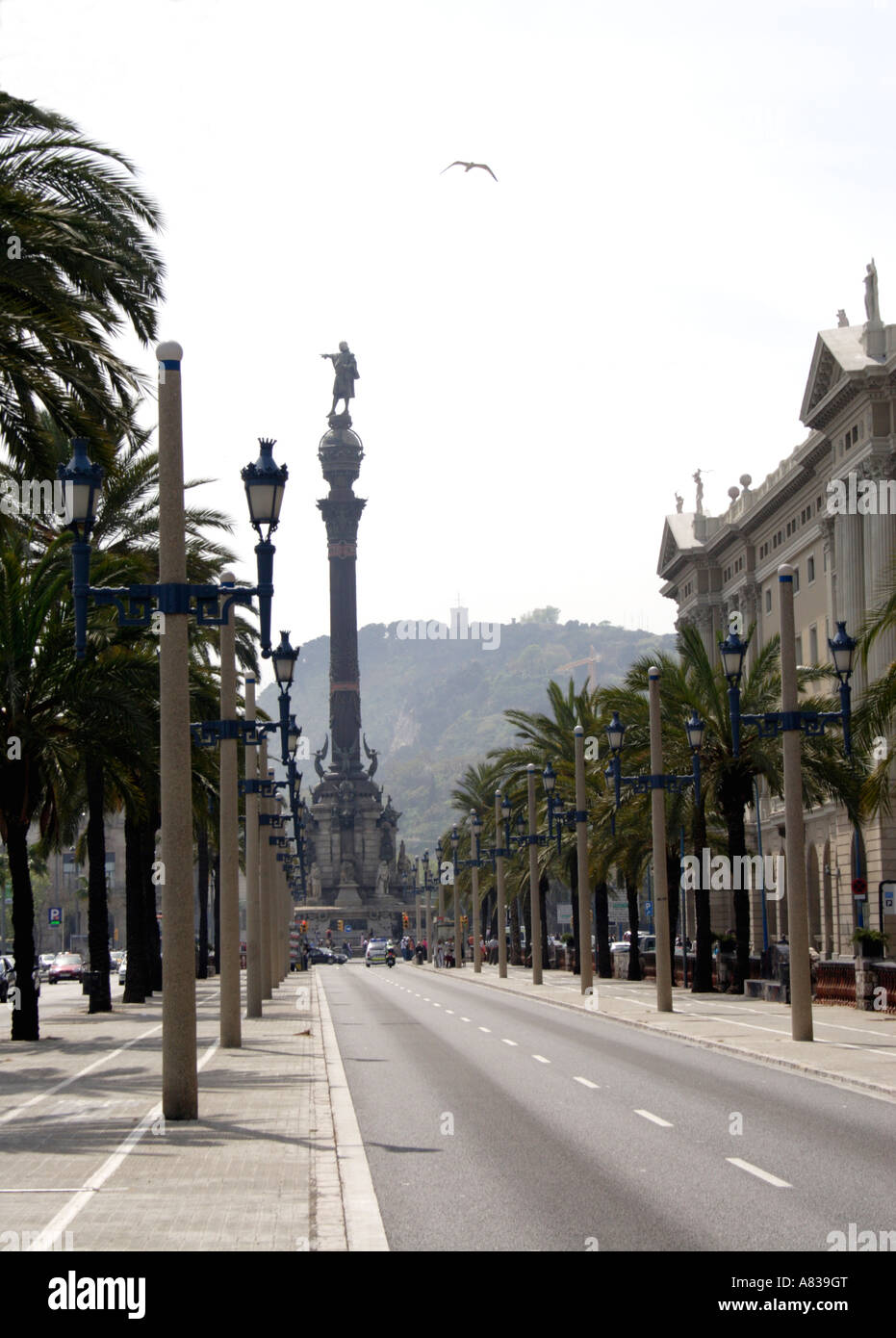 Monument a Colom Barcelona Stock Photo - Alamy
