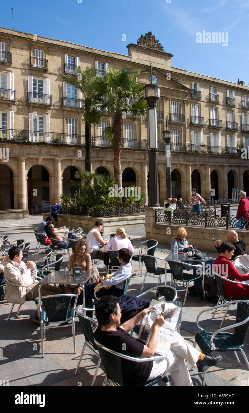 Spain Bizkaia Bilbao Square Stock Photo - Alamy