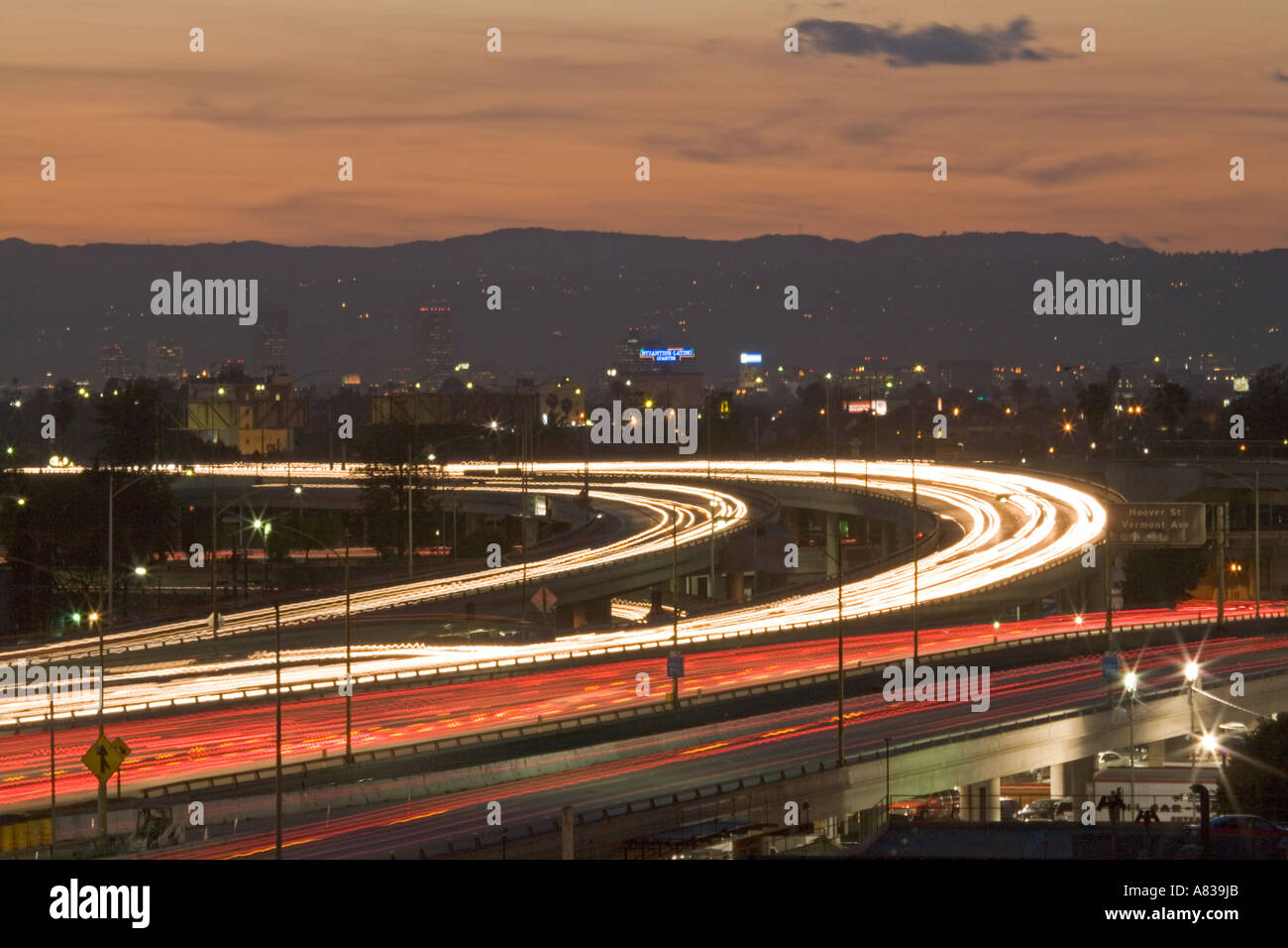San Bernardino Freeway 10 Freeway Los Angeles California United States ...