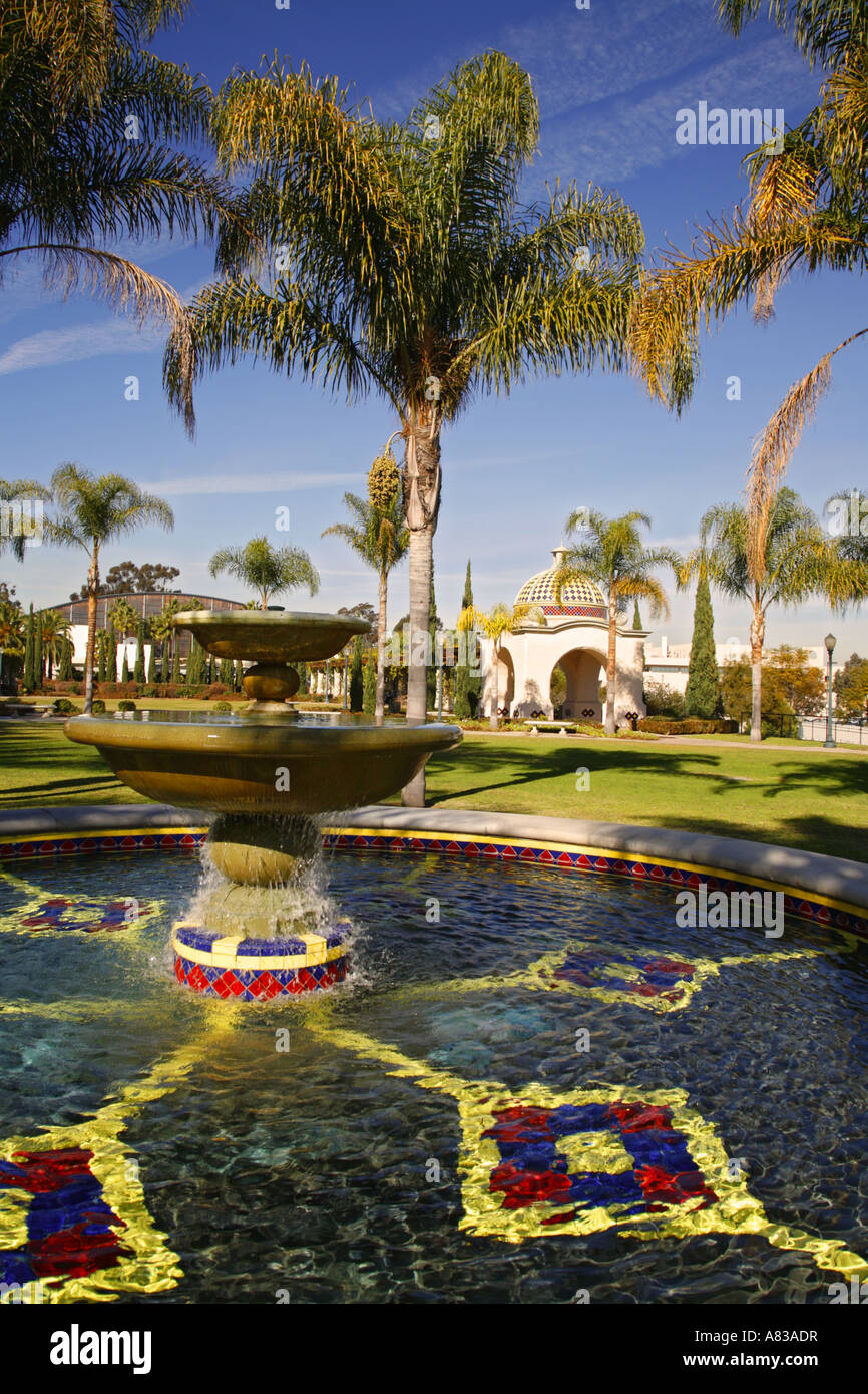 Gardens at the U S Naval Hospital Balboa Park San Diego California ...