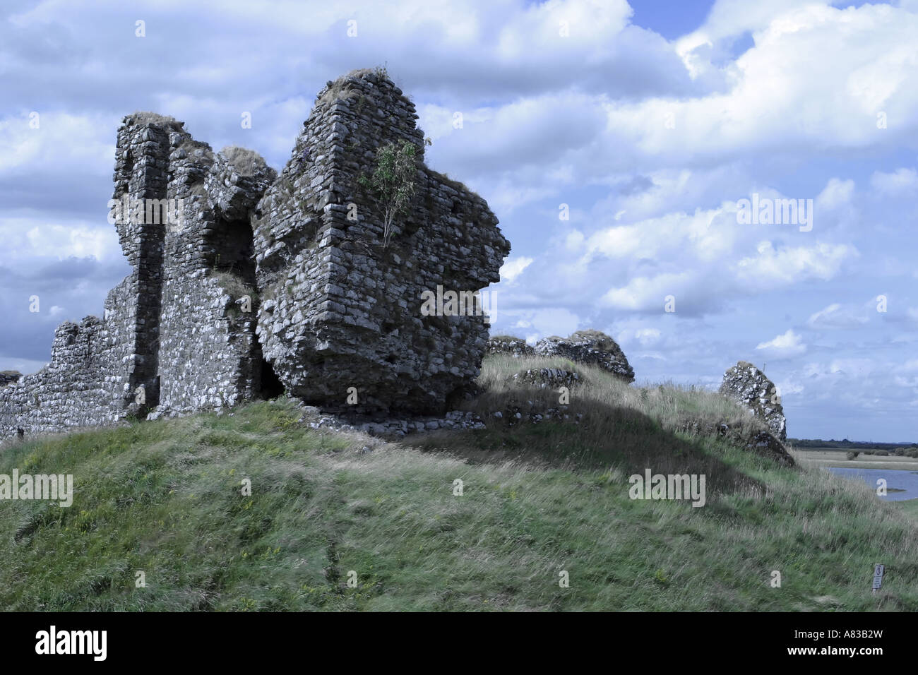 Irish Castle Ruins Stock Photo - Alamy