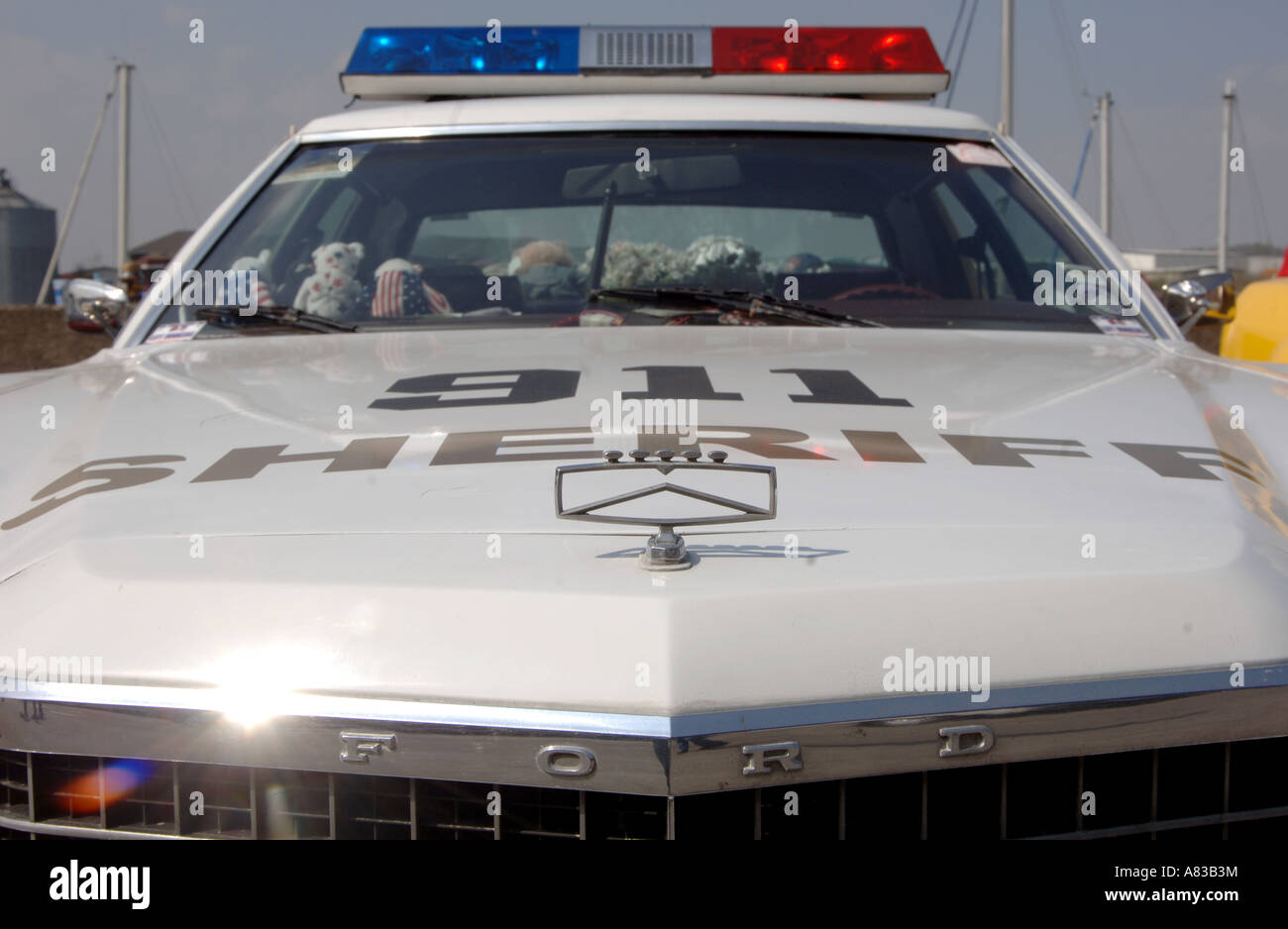 Ford LTD Sheriff Department Police car Stock Photo - Alamy