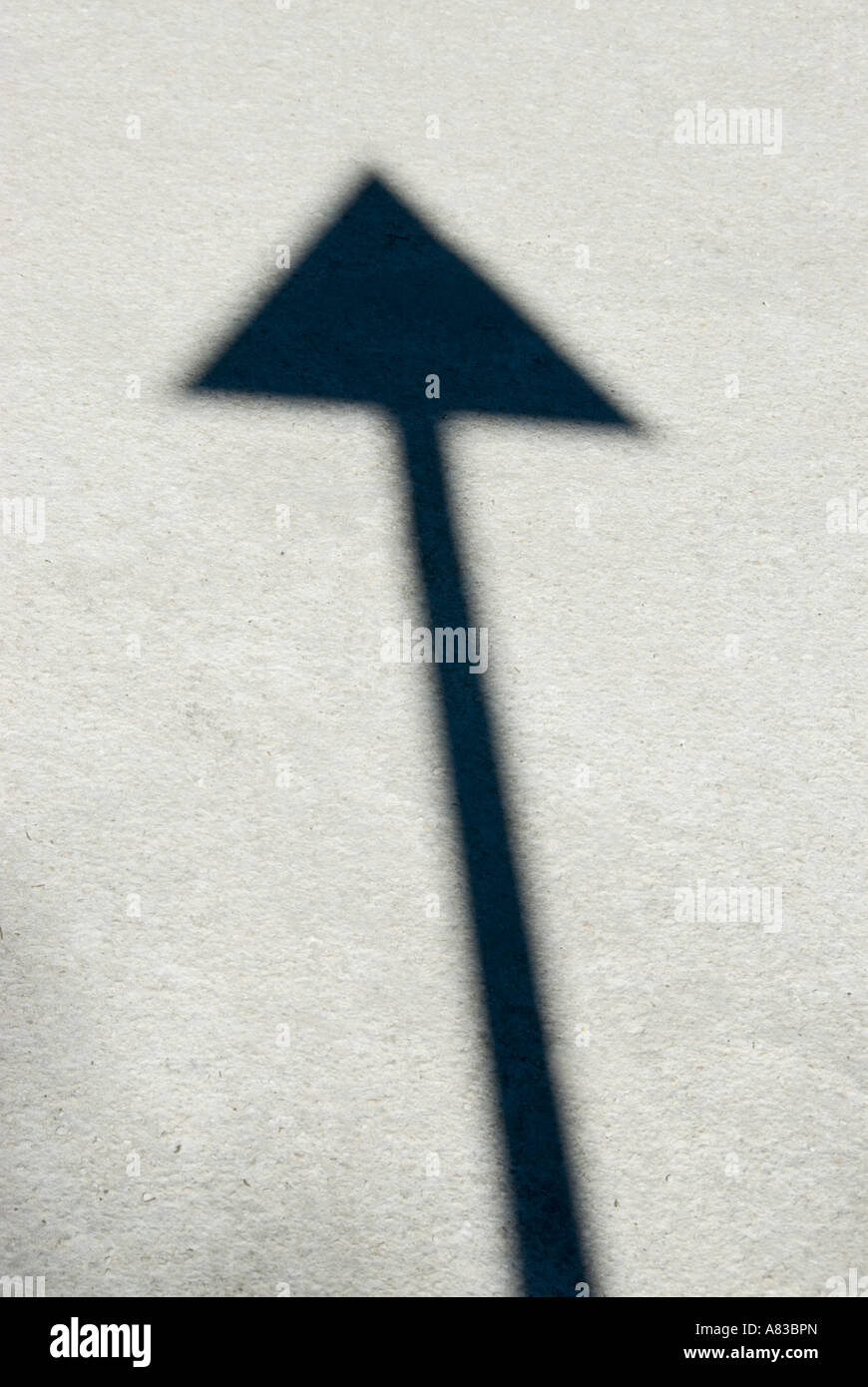 arrow shaped shadow Stock Photo - Alamy