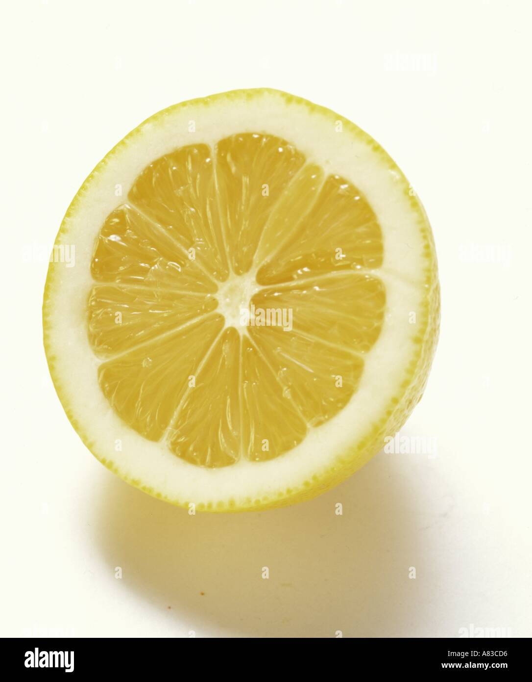 A Lemon Half Stock Photo - Alamy