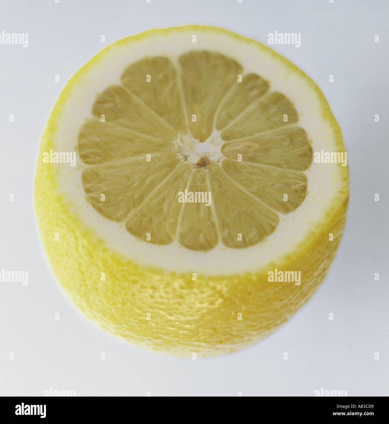 A Lemon Half Stock Photo - Alamy