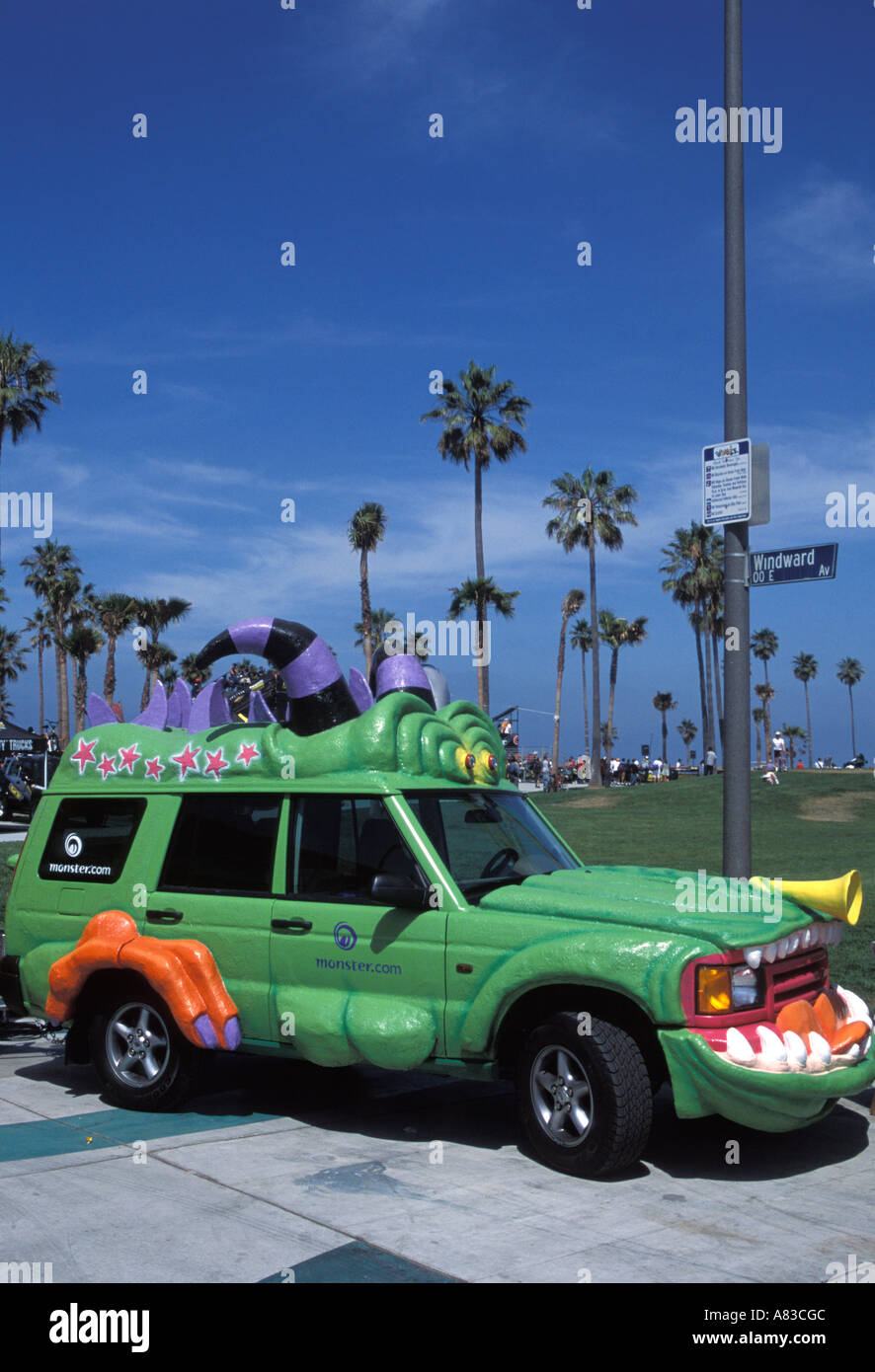 Green monster car hi-res stock photography and images - Alamy