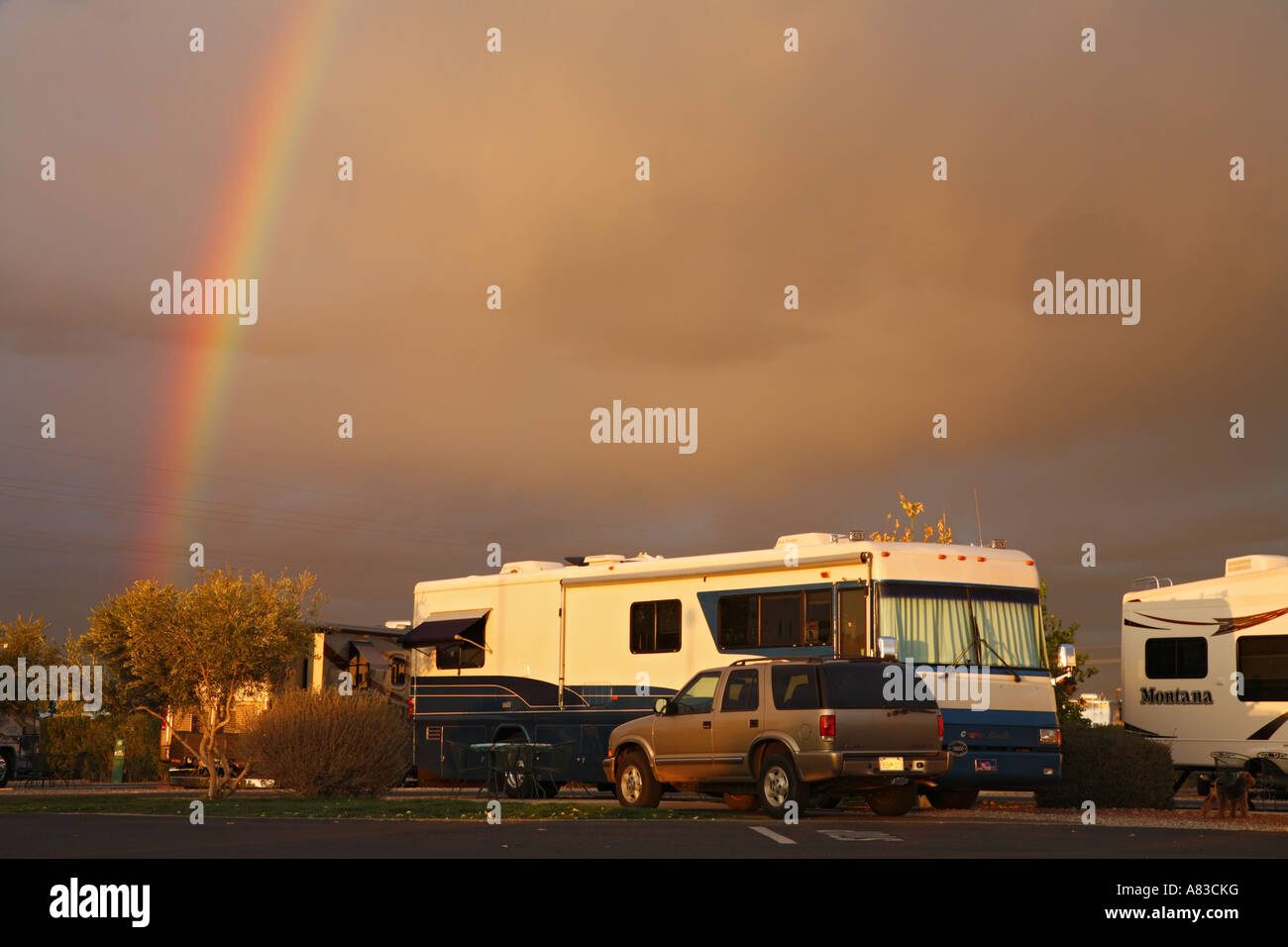 Beaudry RV Resort Tucson Arizona Stock Photo - Alamy