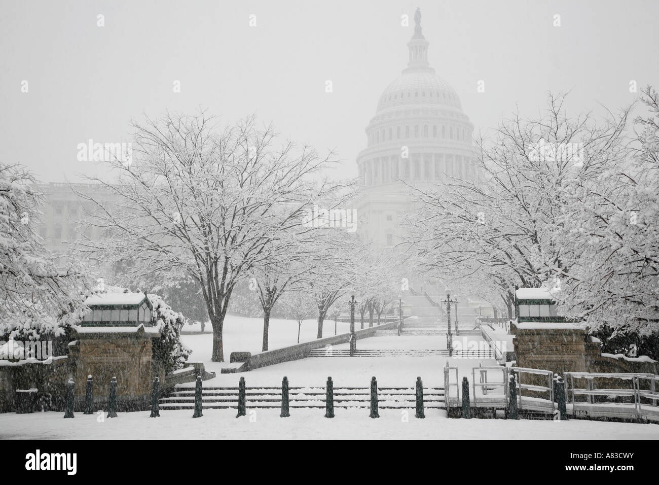 Us capitol winter snow building washington dc usa architecture hi-res ...