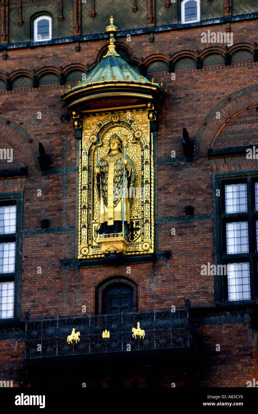 Statue bishop absalon founder copenhagen hi-res stock photography and ...