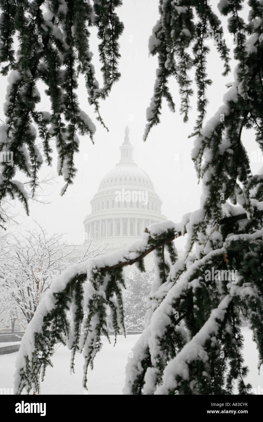 Us capitol winter snow building washington dc usa architecture hi-res ...