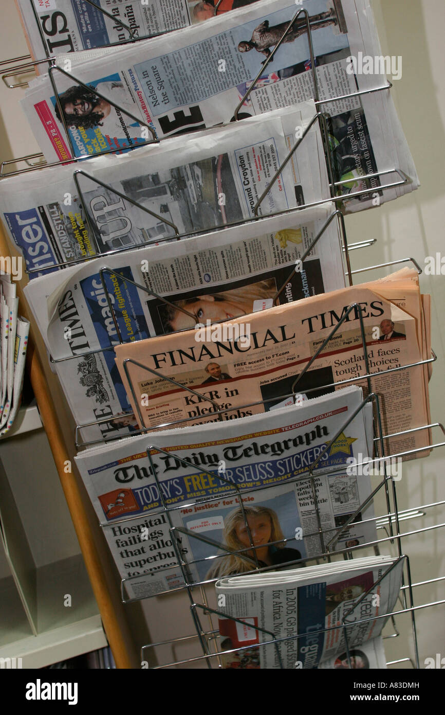 Newspapers display hi-res stock photography and images - Alamy