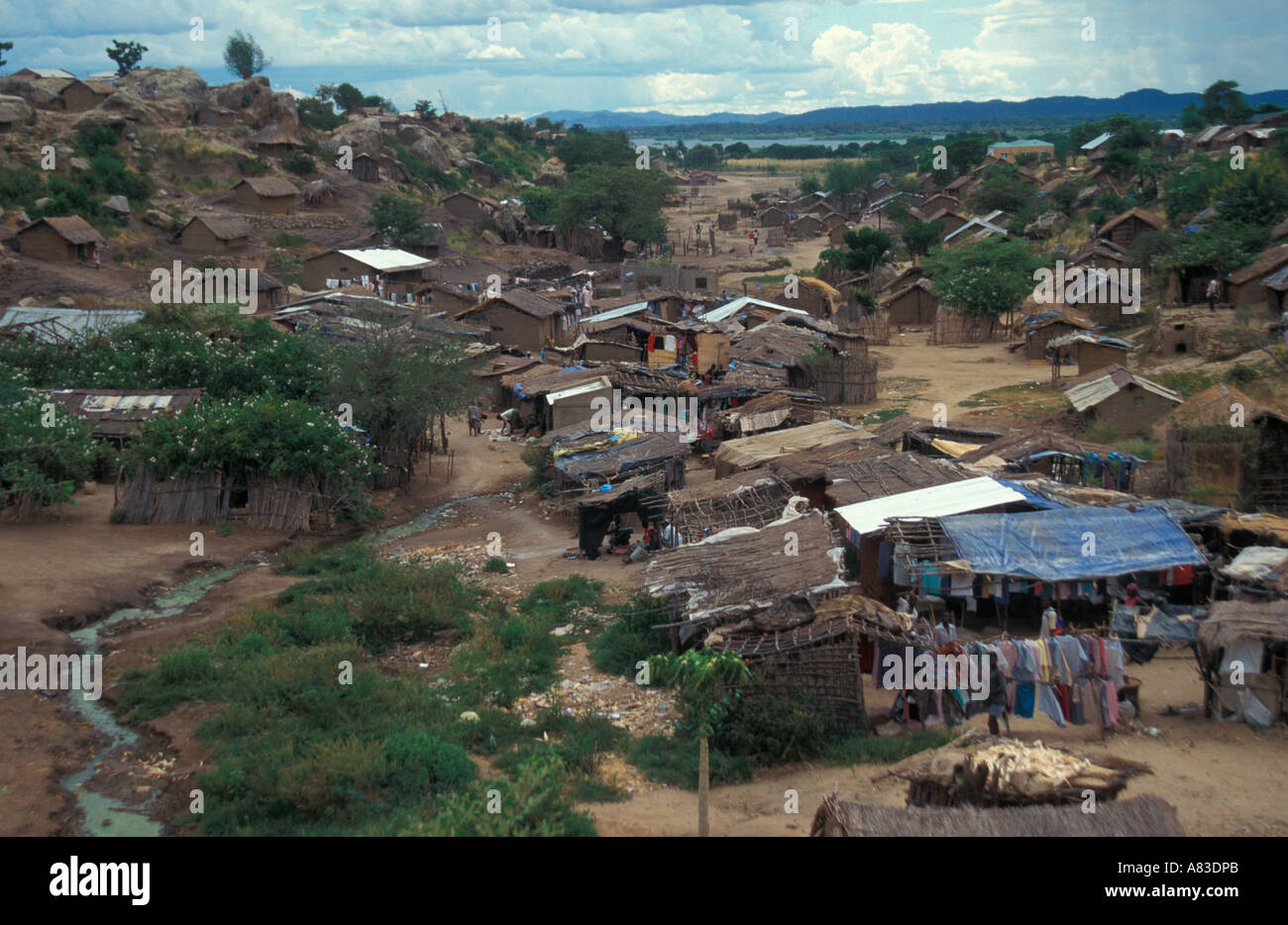 The small city of Tete Mozambique Africa Stock Photo - Alamy