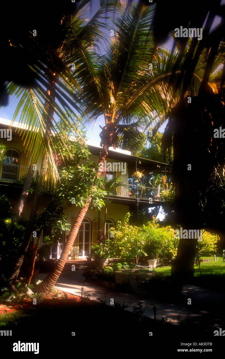 Ernest Hemingways House at Key West Florida USA Stock Photo - Alamy