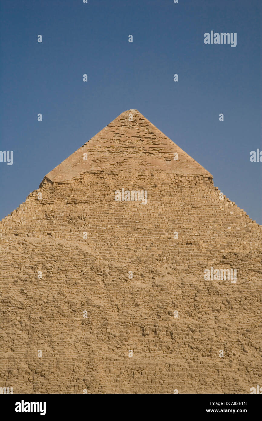 The pyramid of Chephren at Giza, Egypt Stock Photo - Alamy