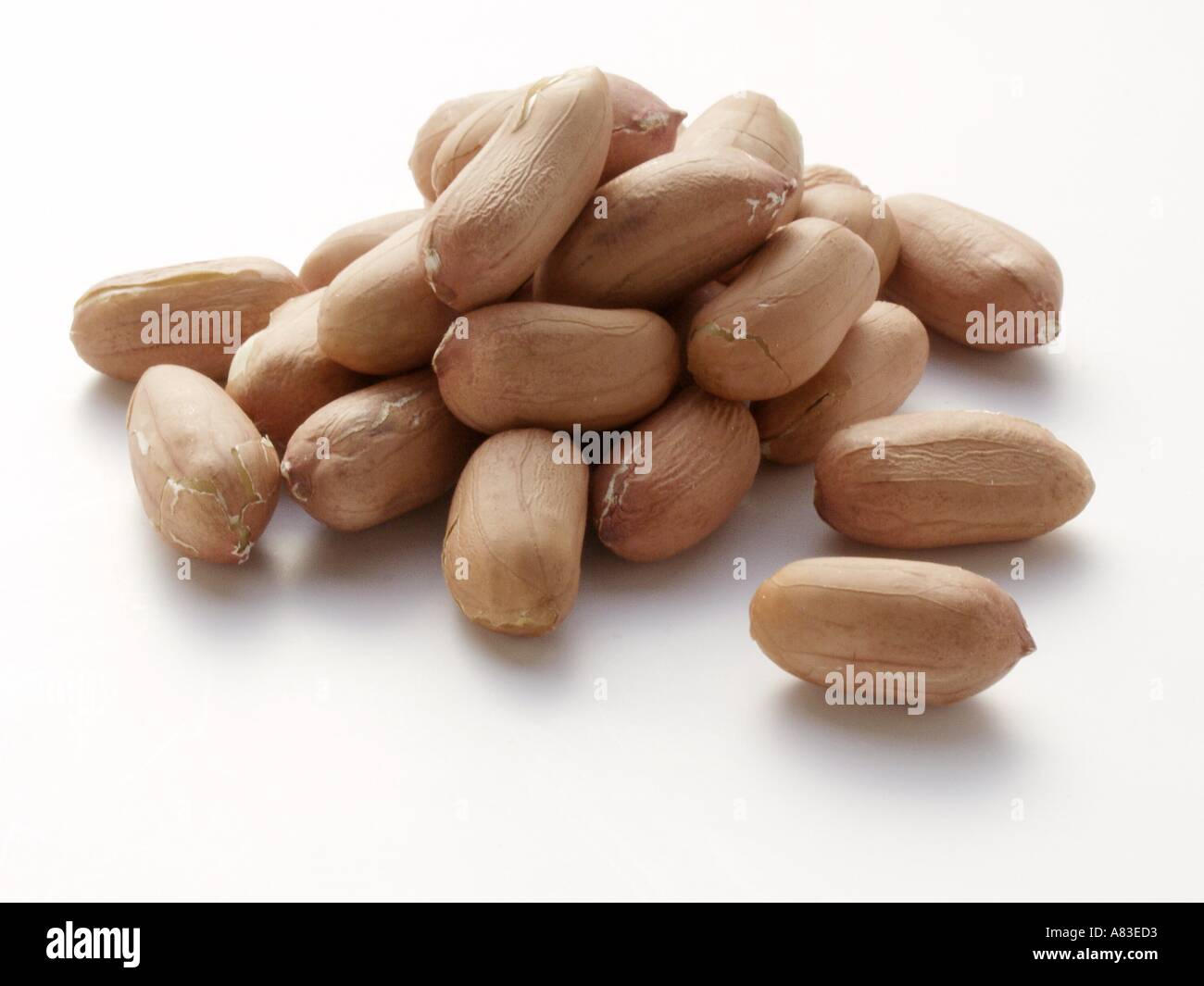 A Pile of Shelled Peanuts Stock Photo - Alamy