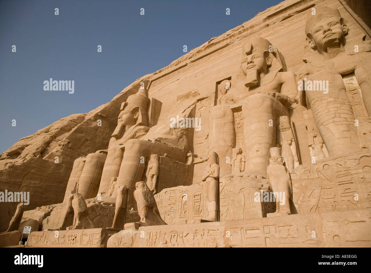 Abu Simbel Temple of Ramses II Egypt Stock Photo - Alamy