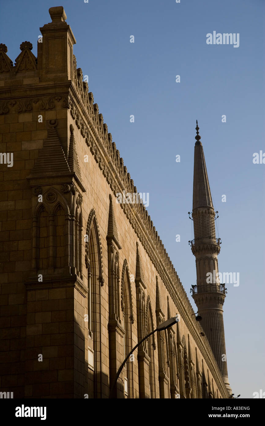 The Al-Hussein Mosque, Cairo Stock Photo - Alamy