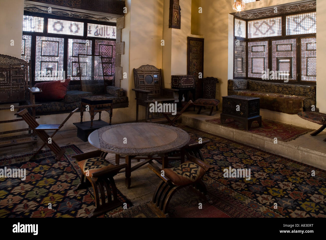 Interior of the Gayer-Anderson Museum, Cairo Stock Photo - Alamy
