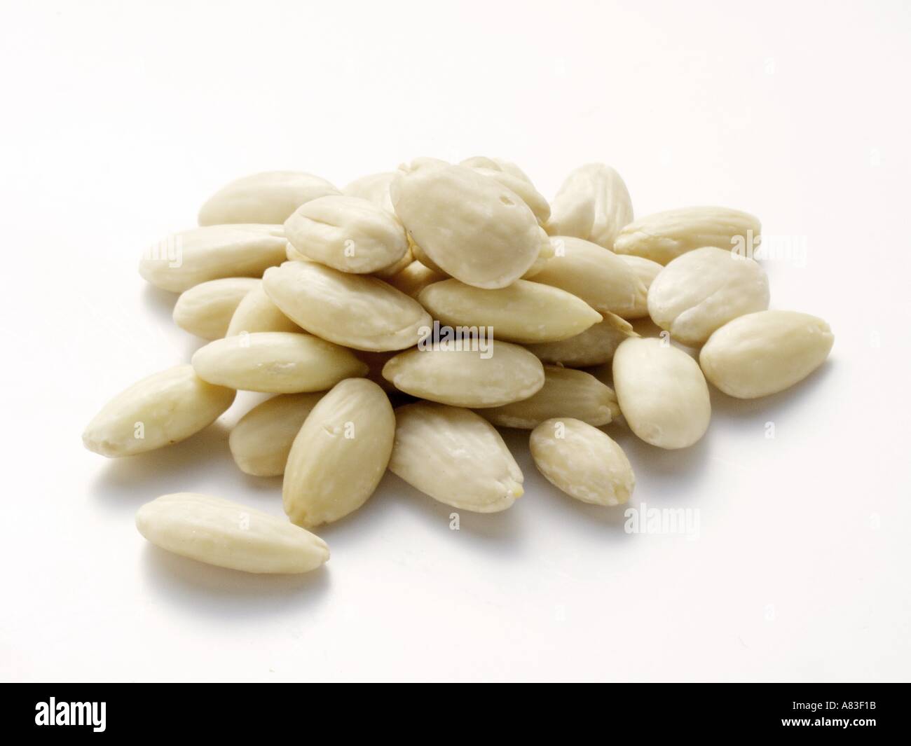 Skinless almonds Cut Out Stock Images & Pictures - Alamy