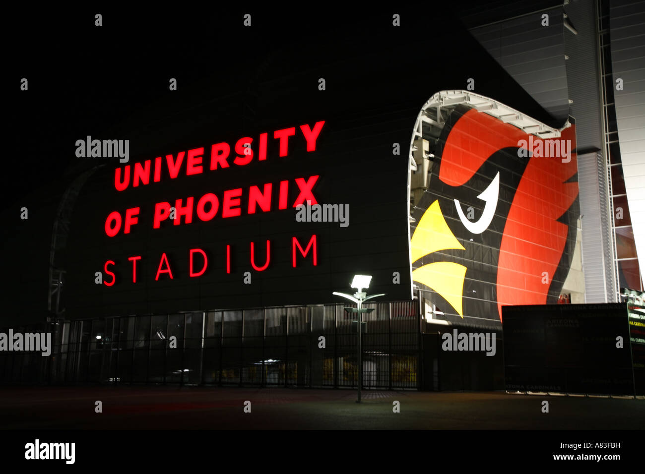 The University of Phoenix Stadium Home of the professional football ...
