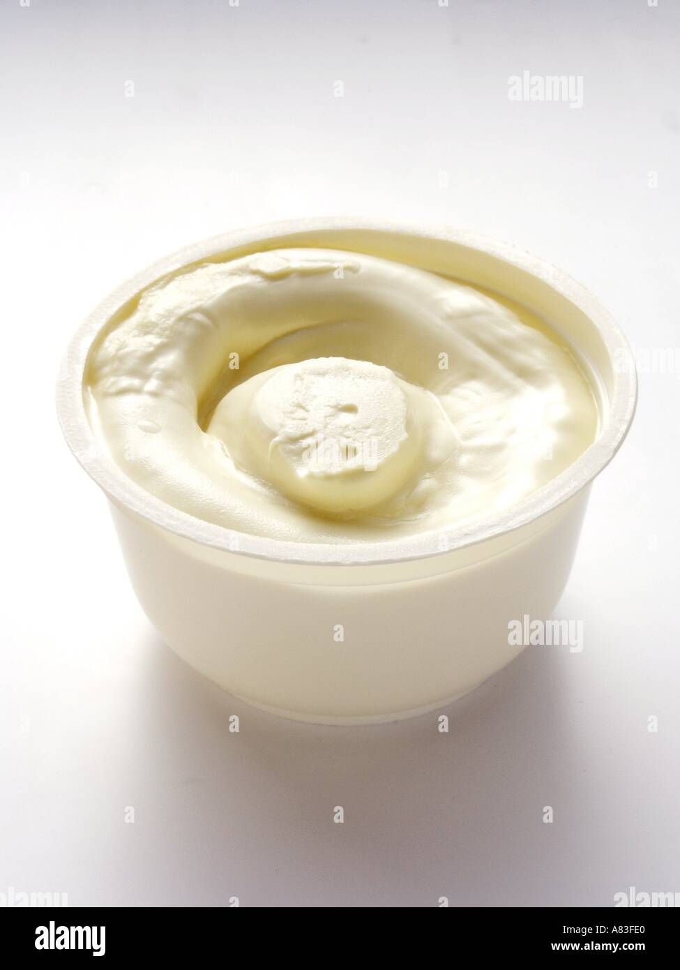 An Opened Container of Cream Cheese Stock Photo - Alamy