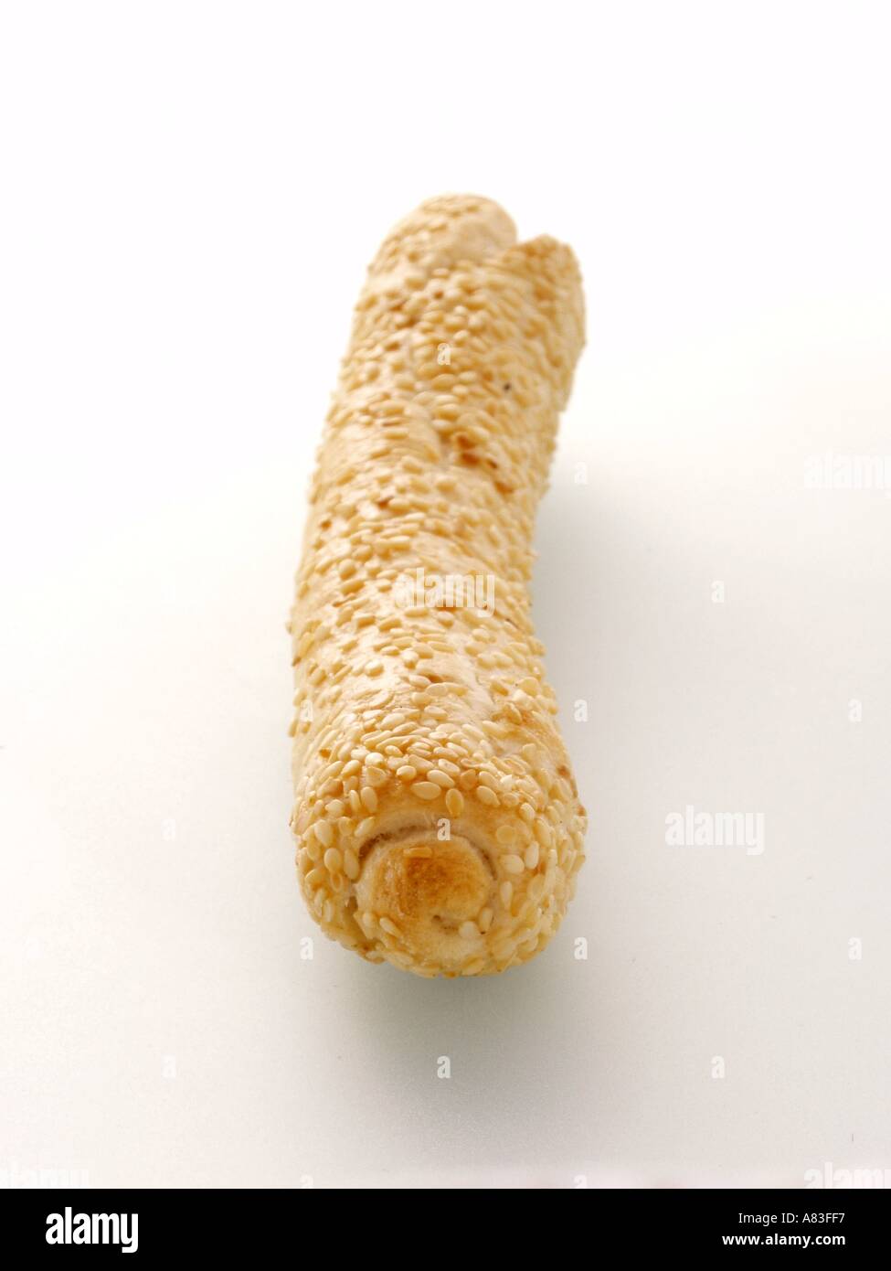 Rolled Sesame Bread Stick Stock Photo - Alamy
