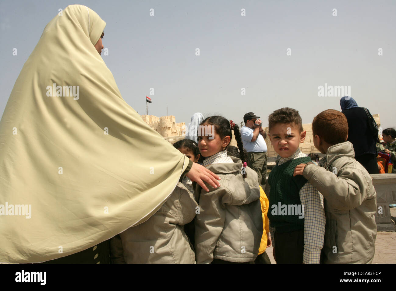 Locals in Alexandria, Egypt Stock Photo - Alamy