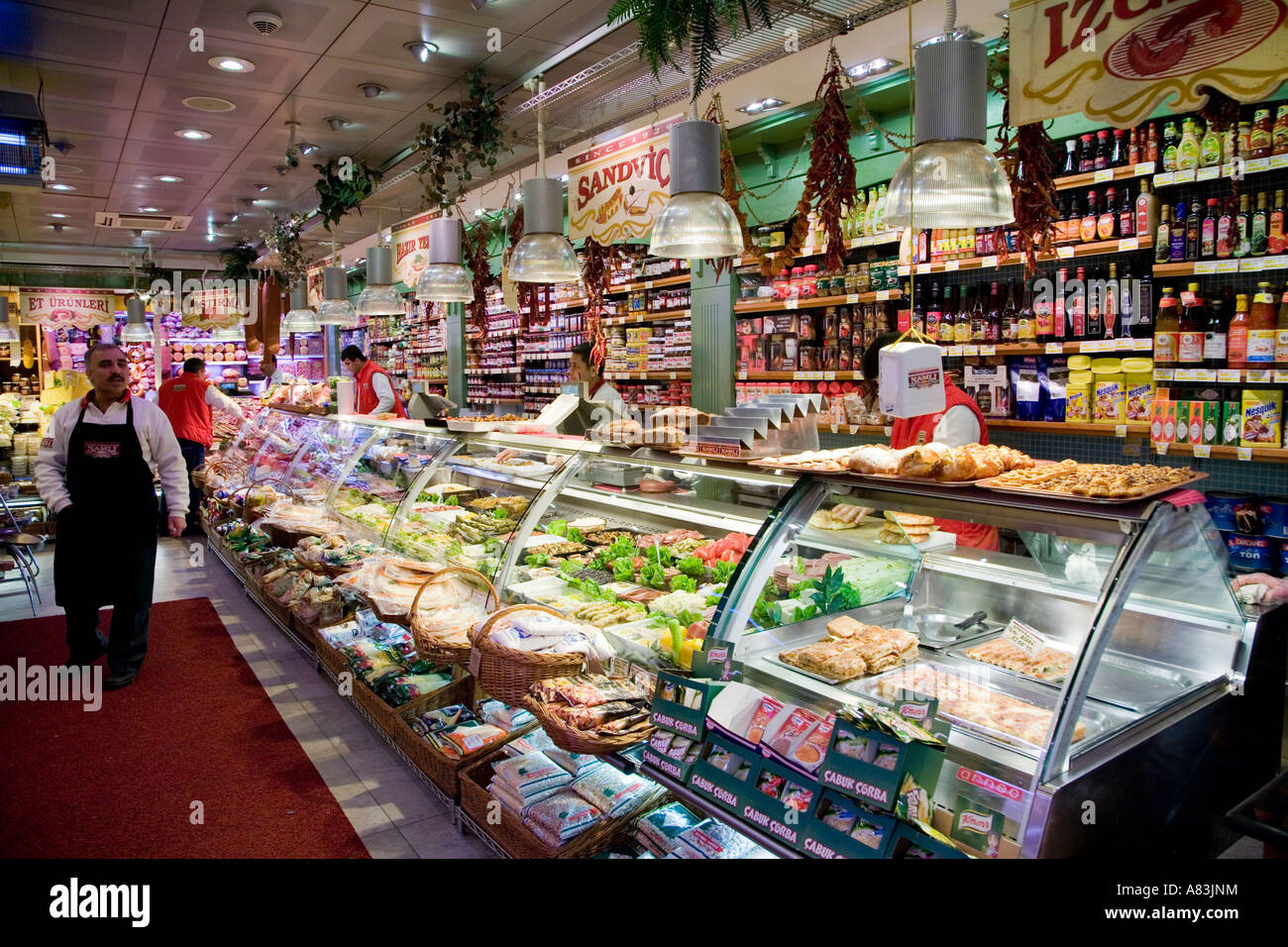Delicatessen in Istanbul Stock Photo - Alamy