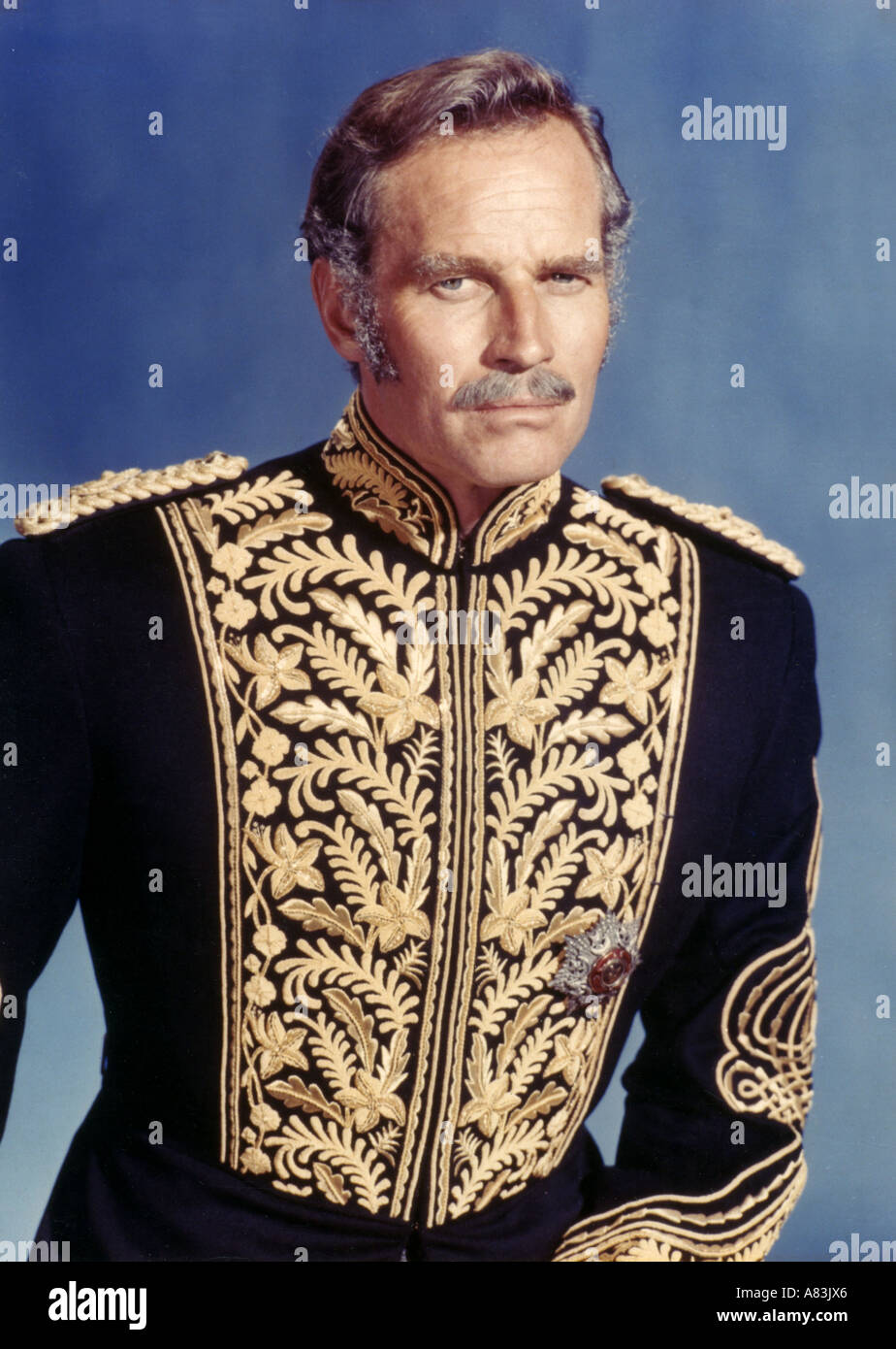 55 DAYS AT PEKING 1963 Samuel Bronston film with Charlton `Heston Stock ...