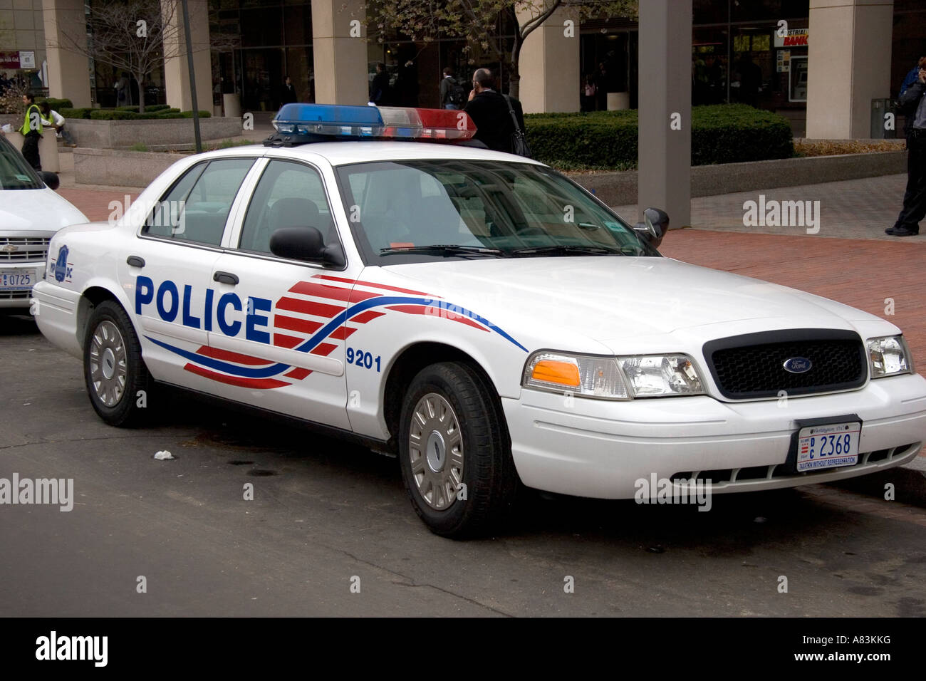 Police car in Washington D C Stock Photo - Alamy