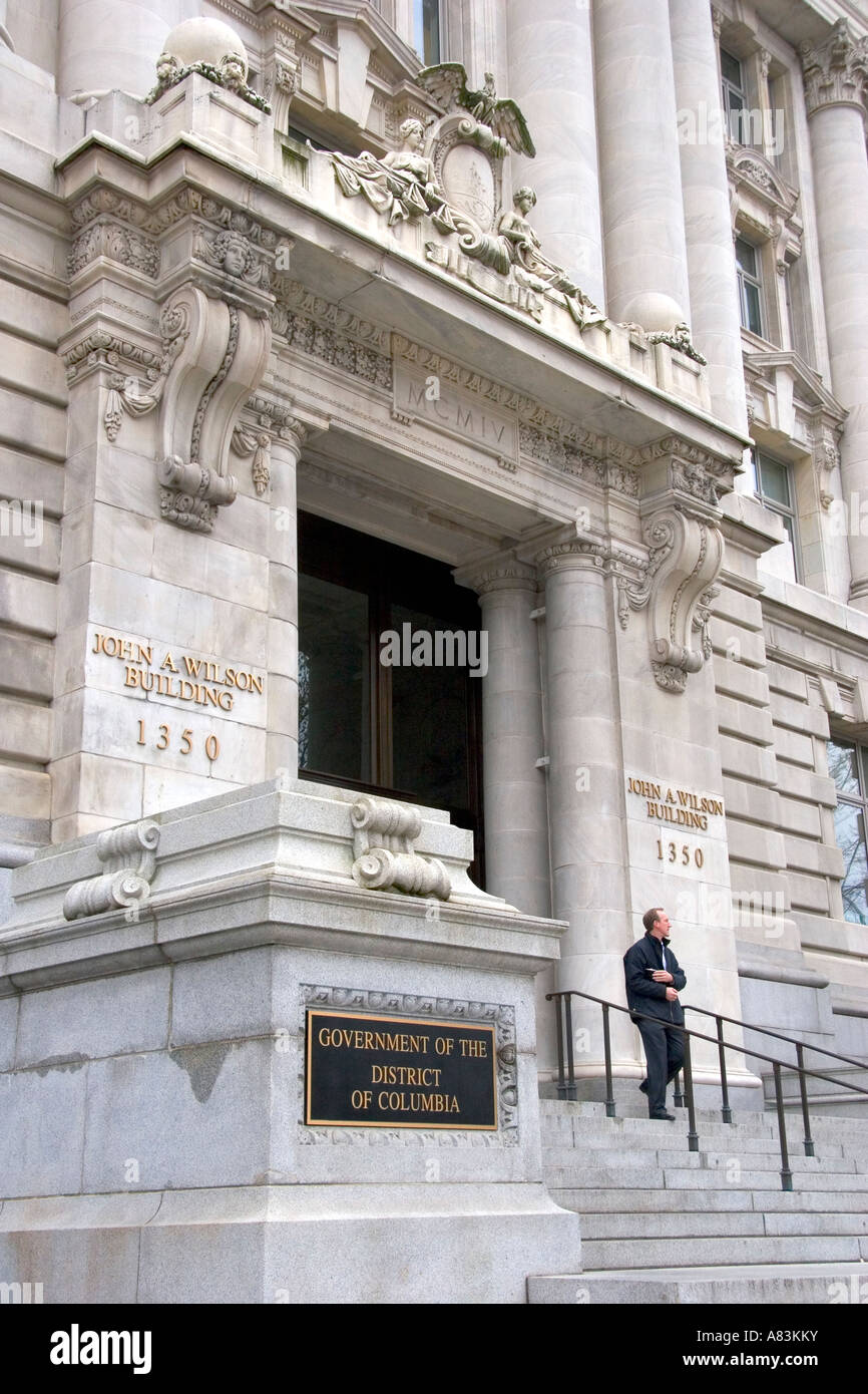 John A Wilson municipal building where the District of Columbia mayor ...