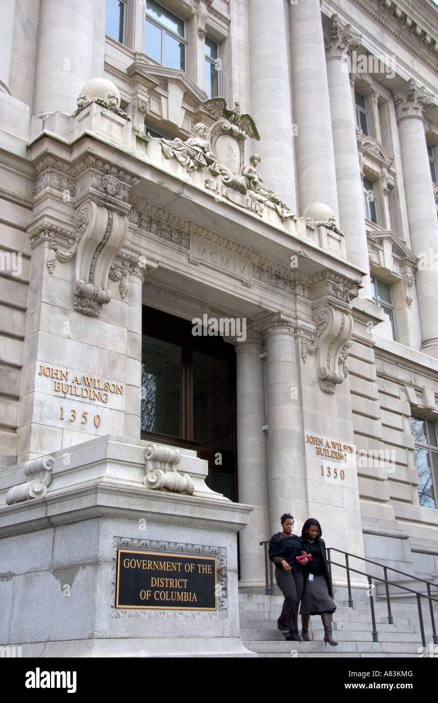 John A Wilson municipal building where the District of Columbia mayor ...
