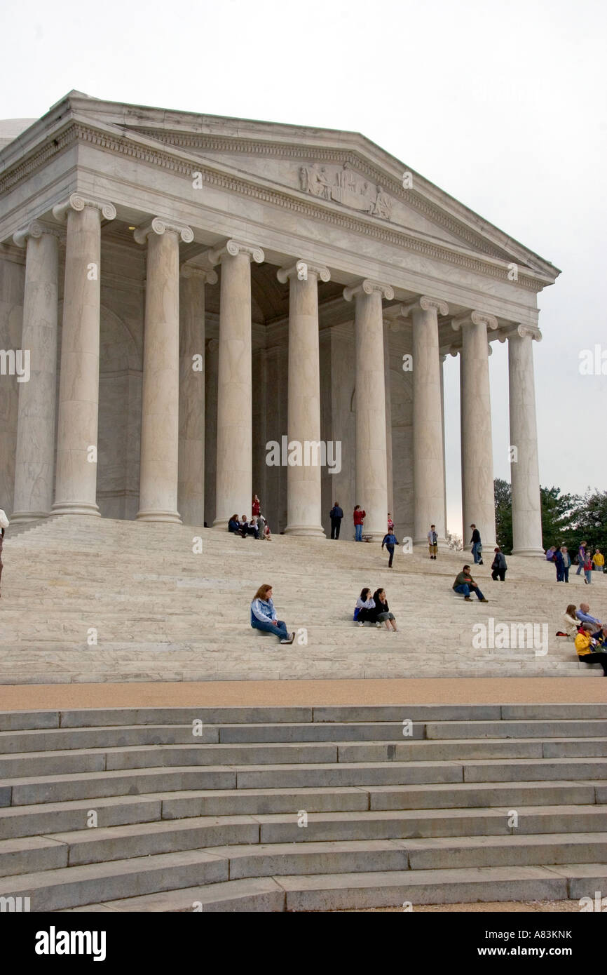 Steps of the Thomas Jefferson Memorial in Washington D C Stock Photo ...