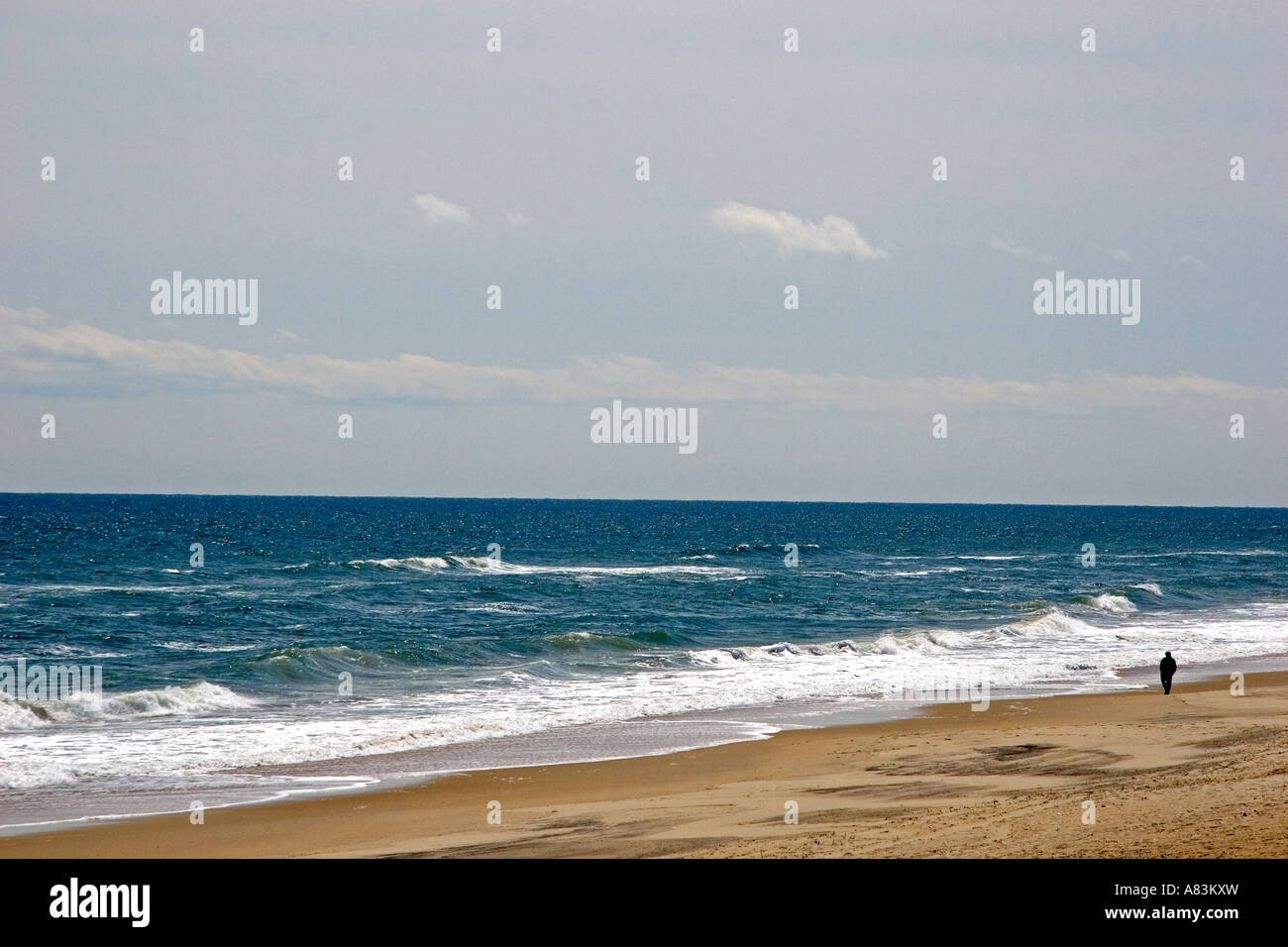 Beach scene at Kitty Hawk North Carolina Stock Photo - Alamy