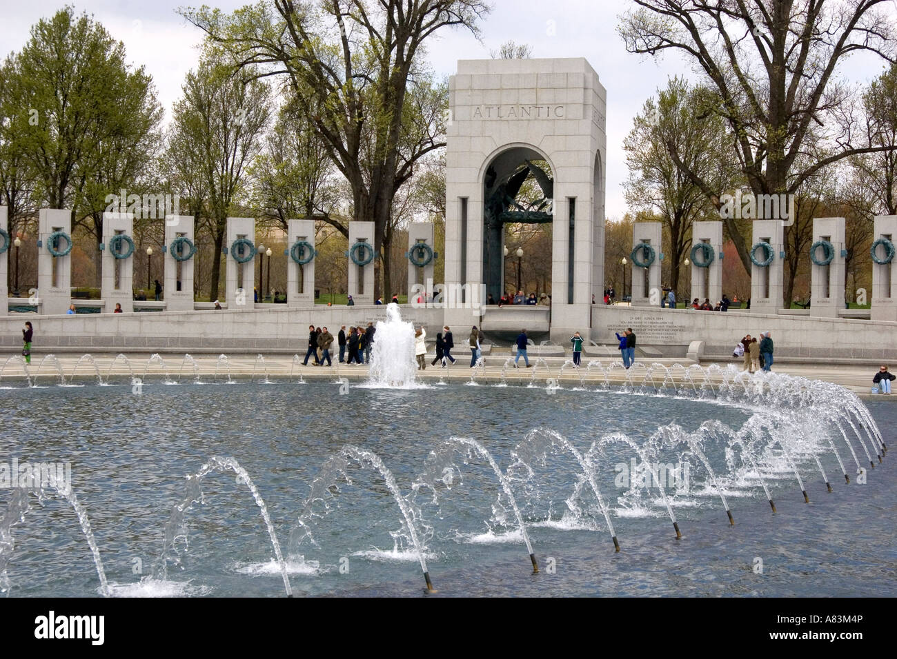 The National World War II Memorial in Washington D C Stock Photo - Alamy
